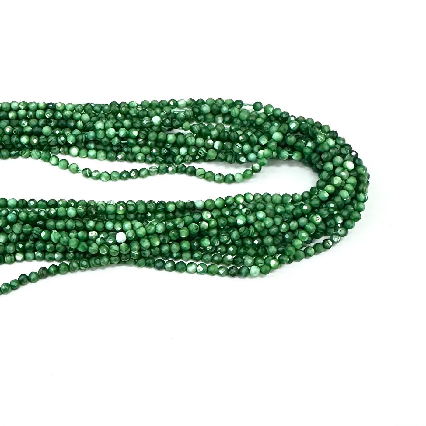 PIEDRA MINI FACETADA | CONCHA DE NACAR VERDE | 2.7MM | co.6 – CrystalStone