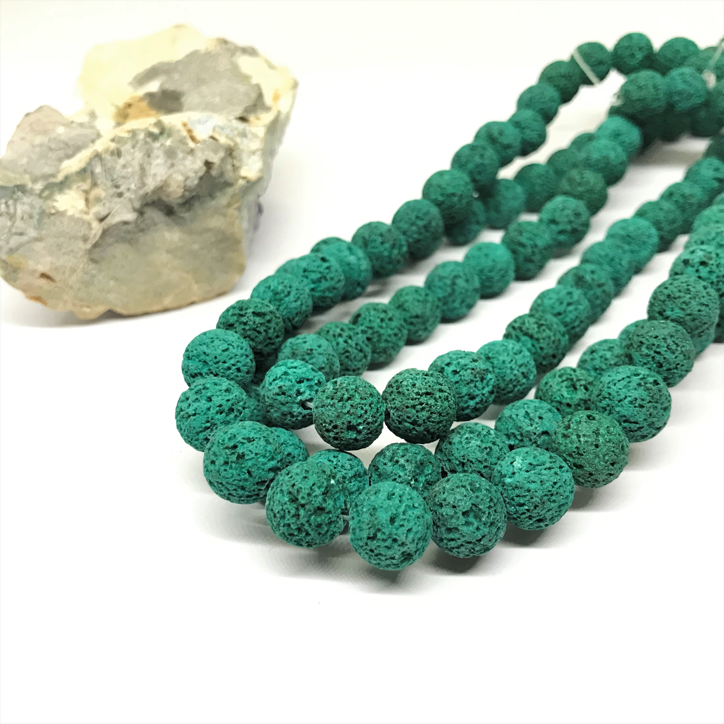 PIEDRA VOLCANICA | 10MM | CLASE B | VERDE – CrystalStone