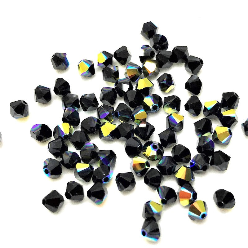 Bead Swarovski Crystals | 4mm | C4 SmT #280 | 25u | Negro – CrystalStone