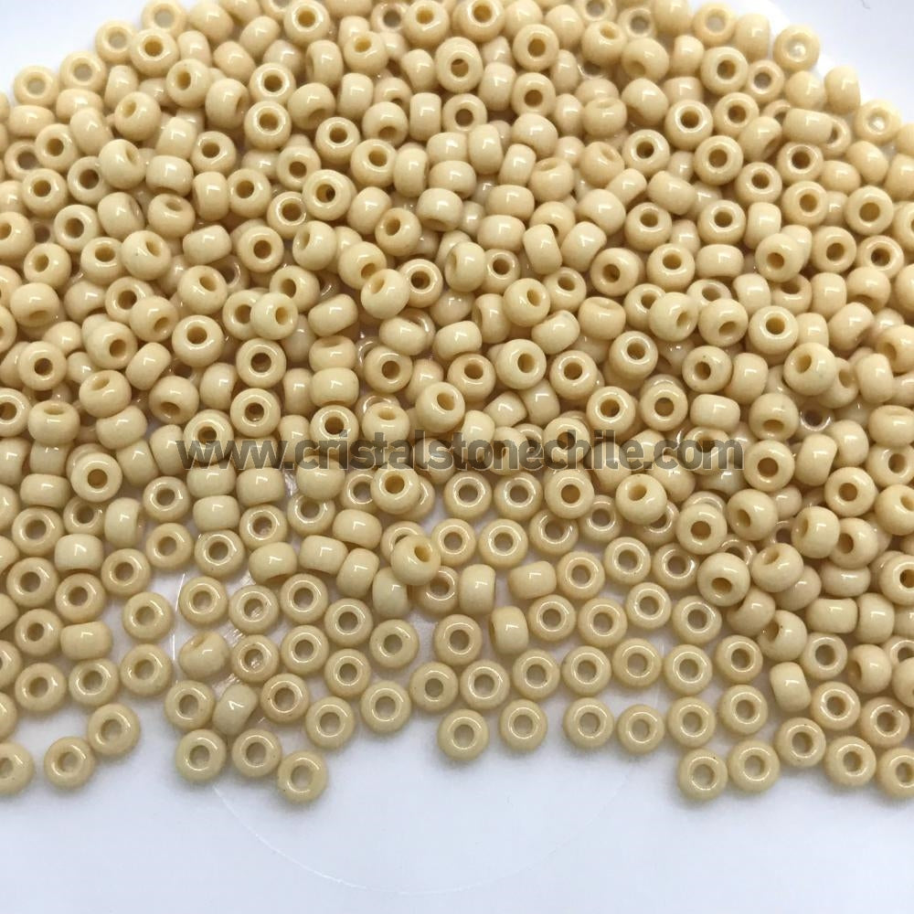 Miyuki Round Rocailles 8/0 | 493RR | Beige | c5 – CrystalStone