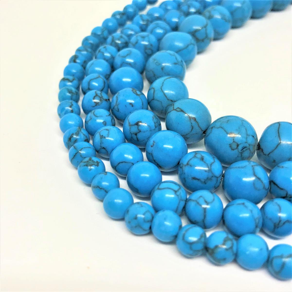 HOWLITA CELESTE | CLASE B | 8MM – CrystalStone