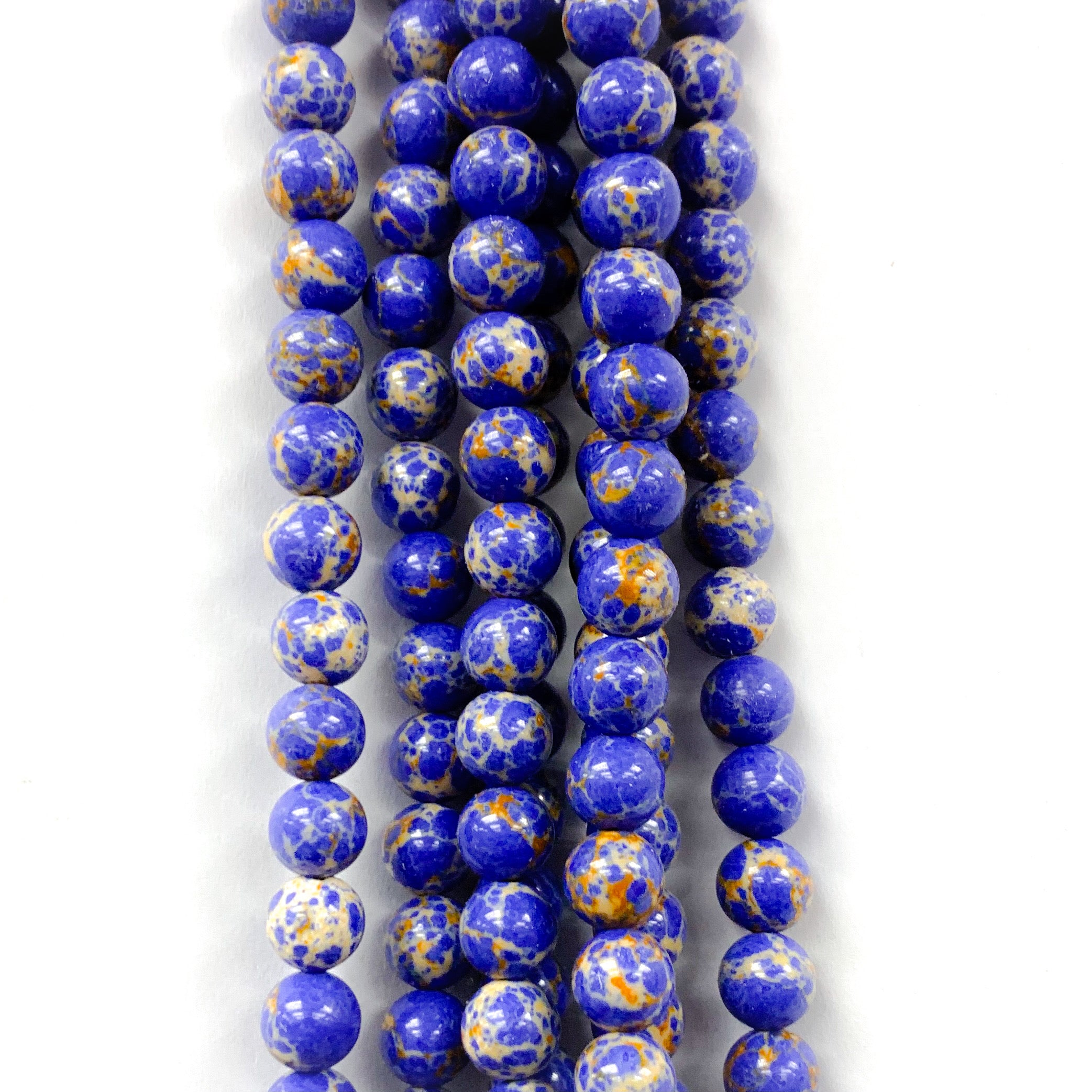 JASPE IMPERIAL | AZUL | 8MM (7-3E) – CrystalStone