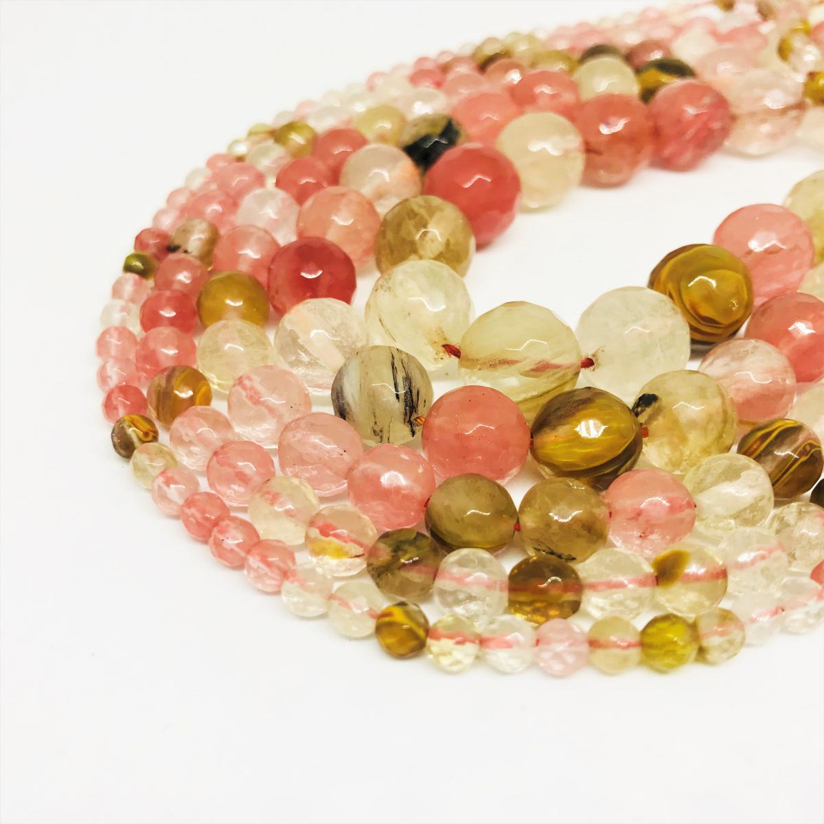 CUARZO CHERRY VOLCANO | FACETADO | 14MM – CrystalStone