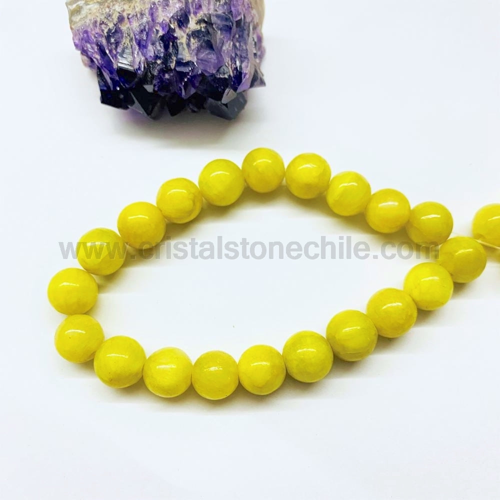 ONIX ESMALTADO | 10MM | AMARILLO LIMA – CrystalStone