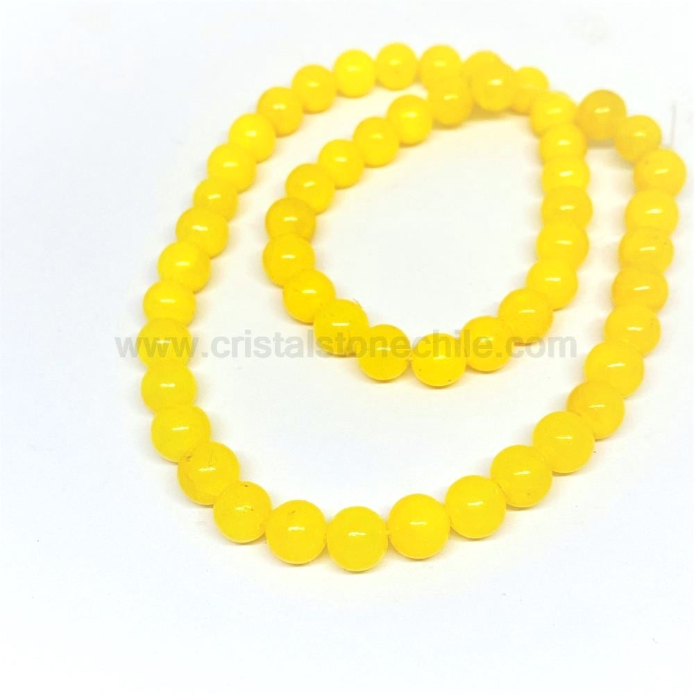 ONIX ESMALTADO | 8MM | AMARILLO – CrystalStone